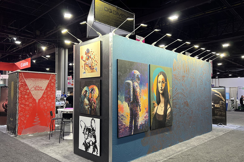 Roland DGA and DG DIMENSE Make Their Mark at the PRINTING United Expo
