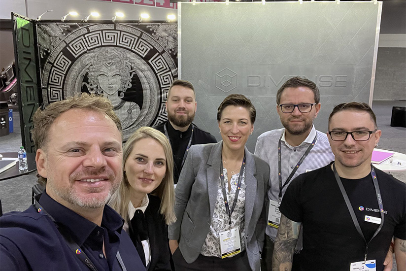 Roland DGA and DG DIMENSE Make Their Mark at the PRINTING United Expo