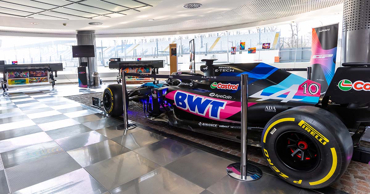 Roland DG Unveils Latest Lineup at Italian Racing Circuit