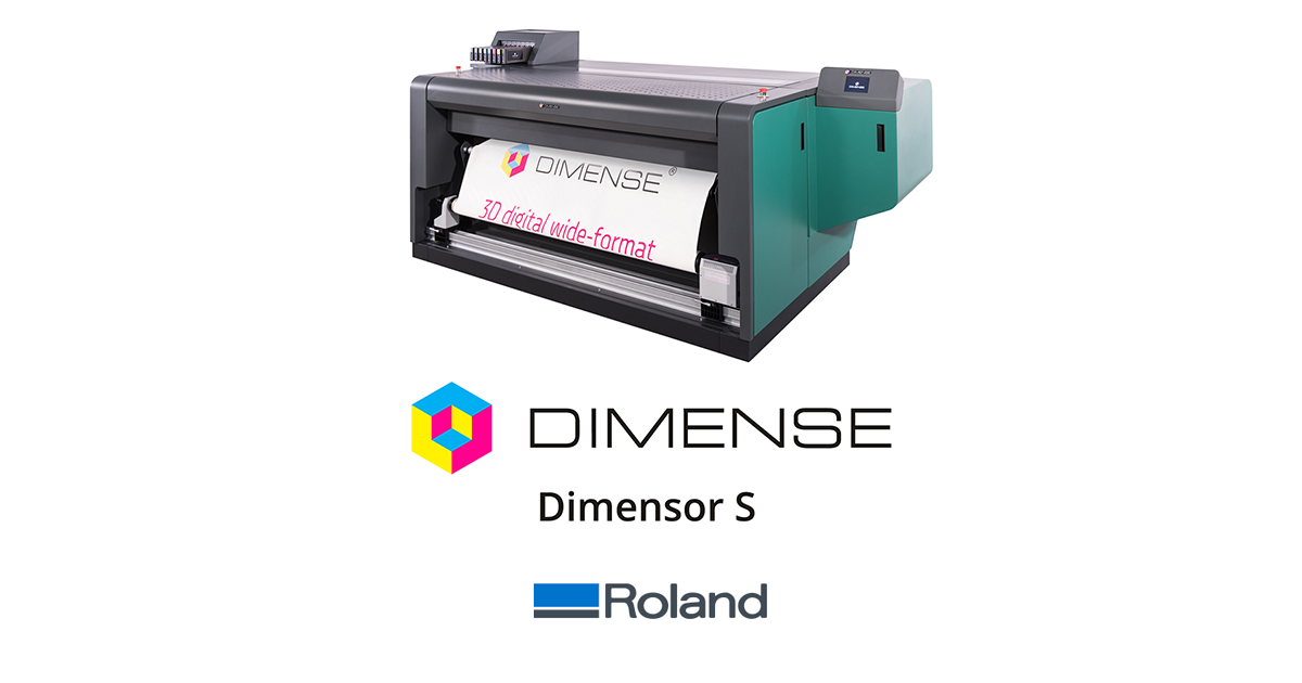 Roland DG Starts Worldwide Sales and Support of DIMENSE Products