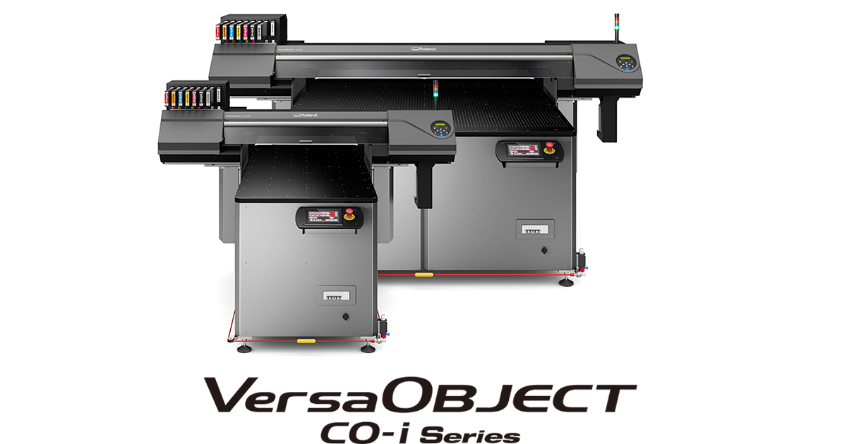 Roland DG Introduces the VersaOBJECT CO-i Series of UV Flatbed Printers for Superior Versatility ...