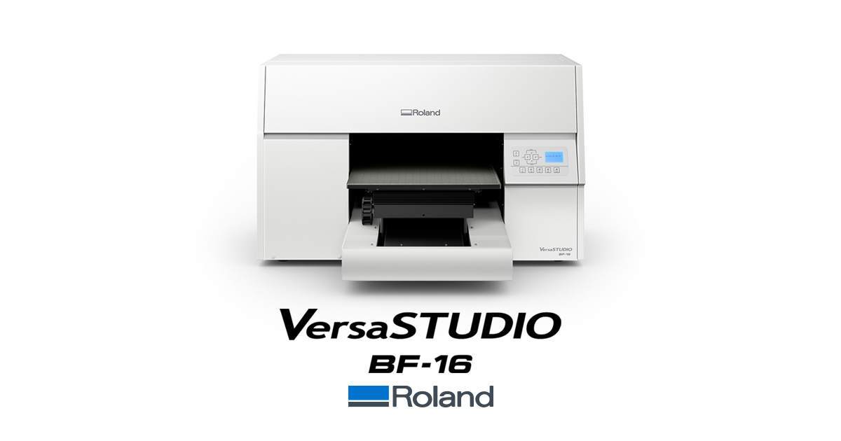 Roland DG Launches VersaSTUDIO BF-16 UV Flatbed Printer Built for Productivity, Ease of Use and ...