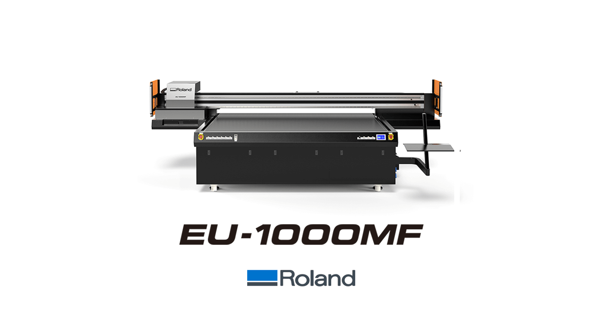 Roland DG Adds 4-Color UV-LED Flatbed with Excellent Cost Performance ...